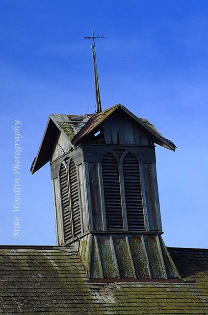 Barn Cupola on Barn Roof Vintage Antique Wood Photography
