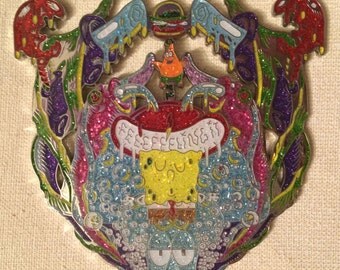 Unique spongebob pin related items | Etsy