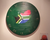 Unique africa clock related items | Etsy