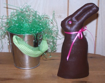 Faux chocolate bunny | Etsy