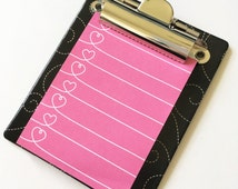 Unique mini clipboard related items | Etsy