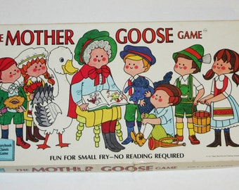 Items similar to Quilt art fabric blocks*nursery rhyme*Mother Goose and ...