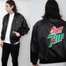 CHERRY 7UP JACKET L black 90s Vintage by GhostVintageClothing