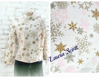 Snowflake shirt | Etsy