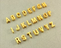Popular items for gold initial charm on Etsy