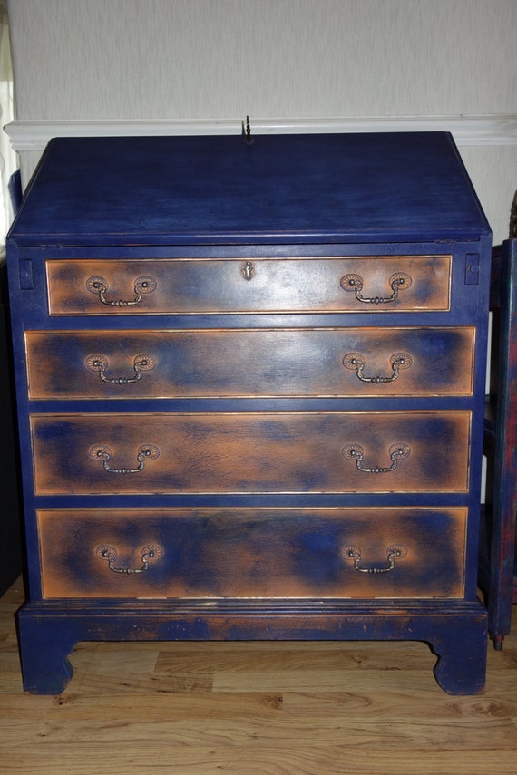 Edwardian Writing Bureau Desk Annie Sloan Chalk Paint