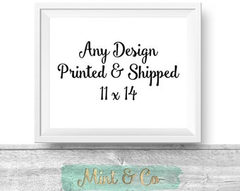 Printed and Shipped Designs