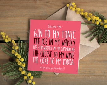 Alcoholic cards | Etsy