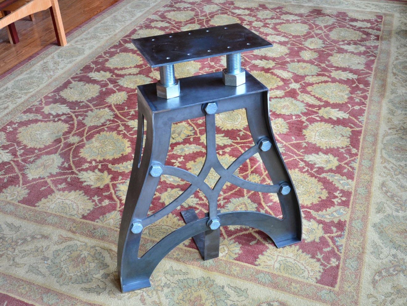 Vintage Industrial Metal Table Legs