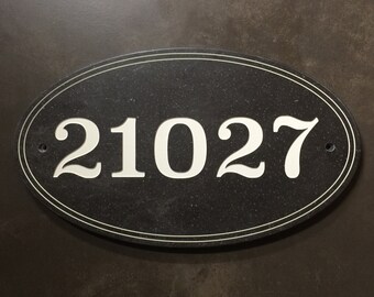 House number sign | Etsy
