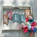 Hello Picture Frame Wreath Door Hanger Open Frame Decor