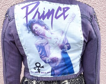 Items similar to Patchwork Denim Jacket. / Reworked Denim Jacket ...