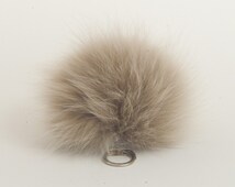 Popular items for pompom keychain on Etsy