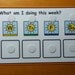 Home or School Weekly Planner Chart for SEN/ Visual