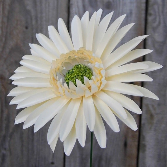 Gerbera Daisy Realistic Paper Flower Table Decorations