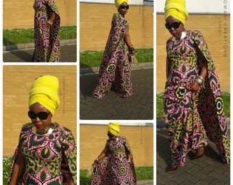 Ankara cape | Etsy