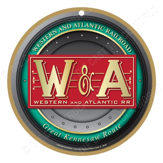 Western & Atlantic Railroad Logo Wood Plaque / Sign