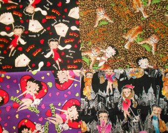 Unique betty boop fabric related items | Etsy