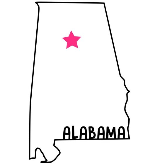 Alabama State SVG by SouthernPickedDesign on Etsy