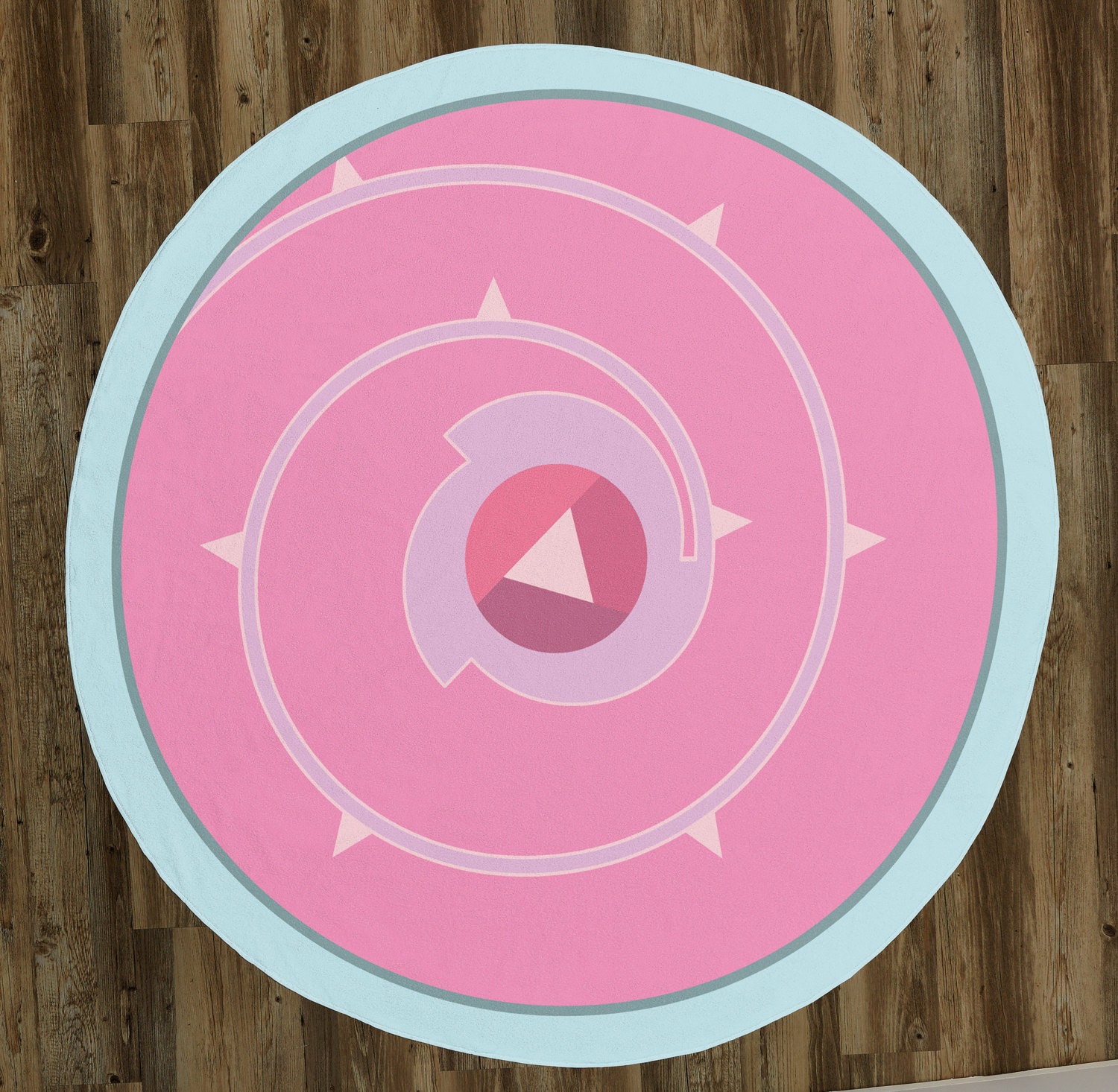 Rose Quartz / Steven's Shield 60 Round Microfiber