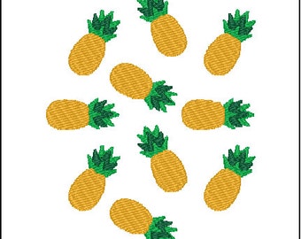 Pineapple embroidery | Etsy