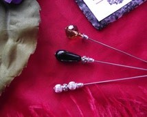 Unique 6 inch hat pin related items | Etsy