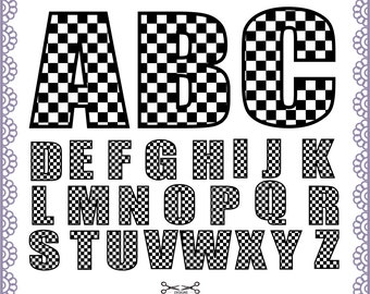 Checkered flag svg | Etsy