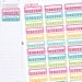 Planner Stickers Book Club Page Flags by PlannerStickerJubilo