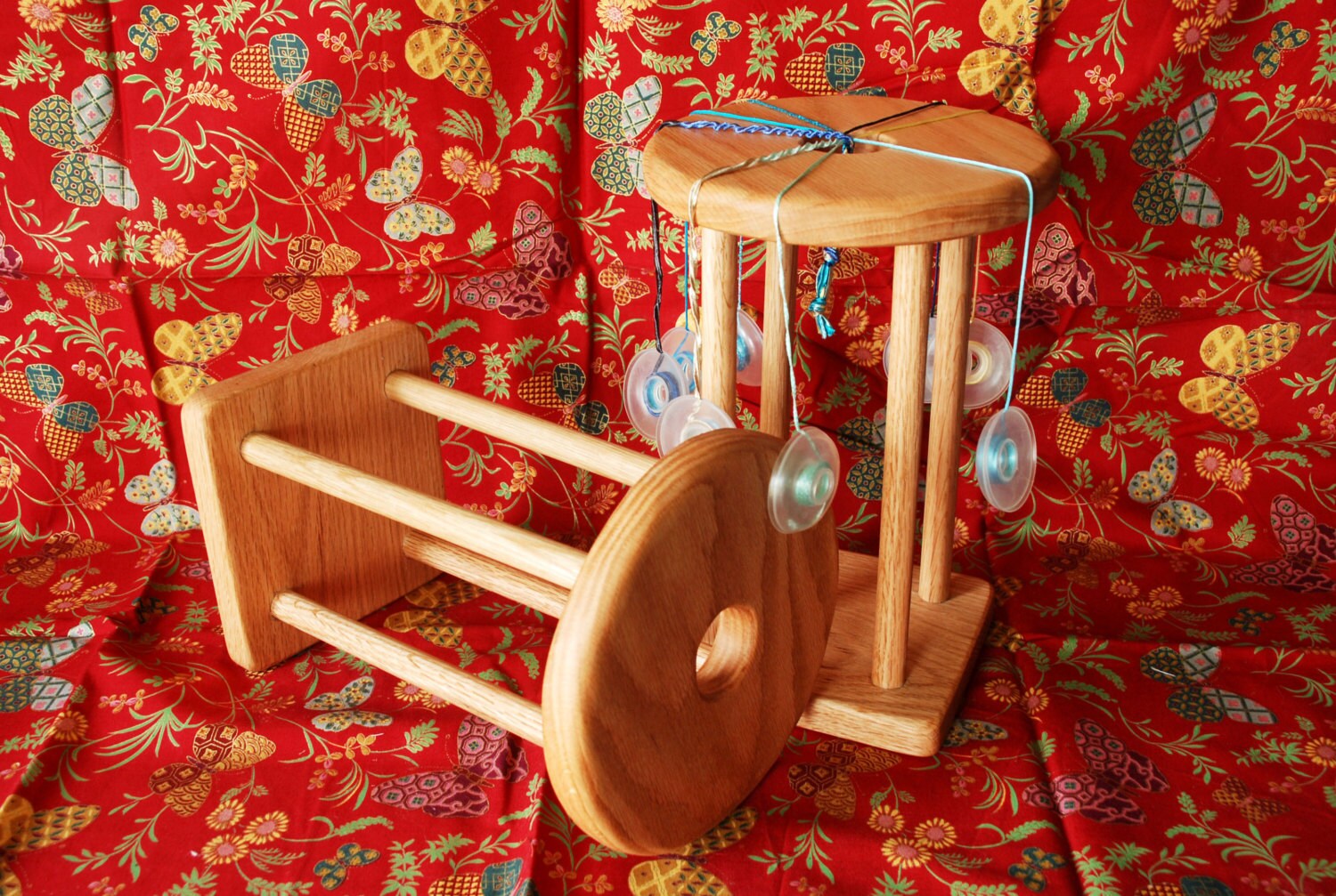 12 Tall Marudai Kumihimo Loom Stand for Kumihimo Cord