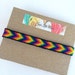 LGBT Chevron Friendship Bracelet / LGBT Friendship bracelet