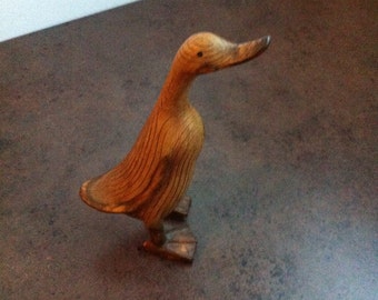 Unique wood duck figurine related items | Etsy
