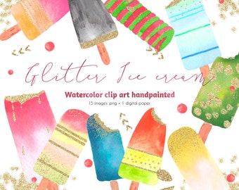 Ice cream clip art | Etsy