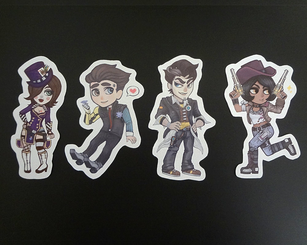 Borderlands stickers