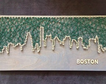 Custom City Skyline String Art by CactusCustomDesigns on Etsy