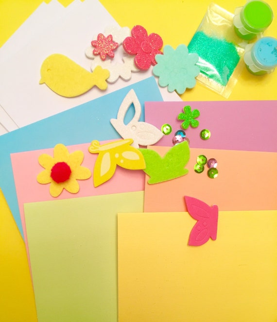 Create Your Own Greeting Cards Craft Kit Kids By Thekidsplace