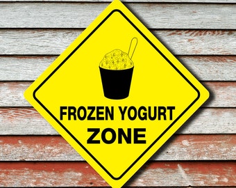 Yogurt sign | Etsy