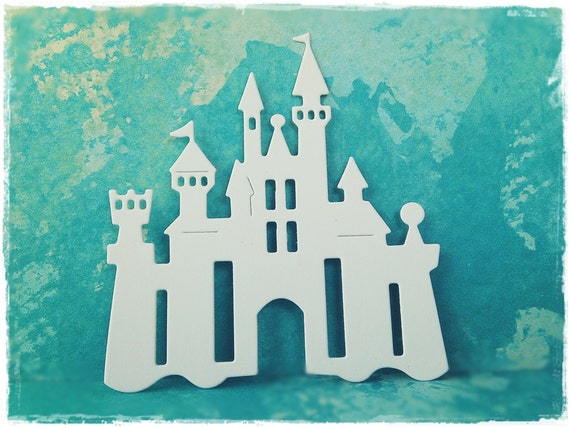 Metal Die Cuts Silver Metal Castle Die-Cut Stencil - Small Craft ...