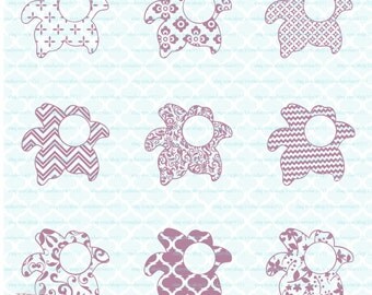 Western Theme Monogram Frame svg Wild West svg by HomeberriesSVG