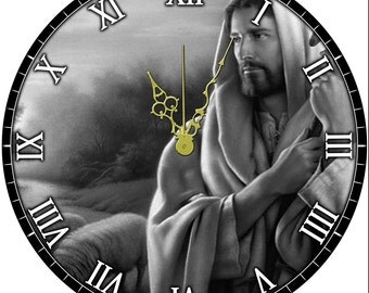 Jesus wall clock | Etsy