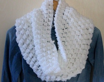 Puff stitch scarf | Etsy