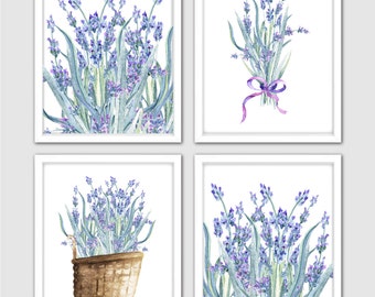 Lavender painting | Etsy