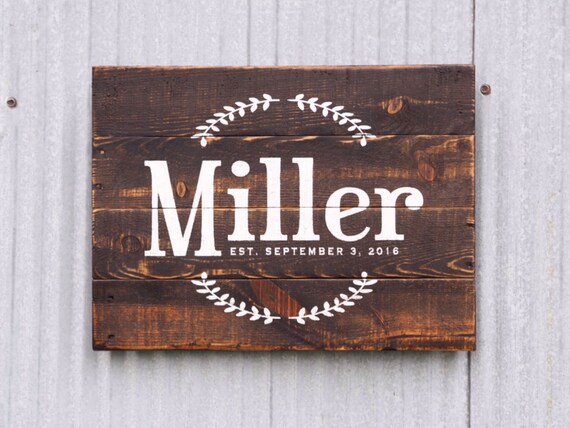Wedding Gift Pallet Sign Name Est Sign Last Name Established Wedding Gift Pallet Sign Name Est Sign Last Name Established