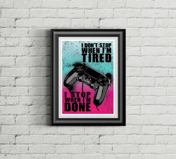 Playstation Posters Prints Video game by ExtremepandaDesign