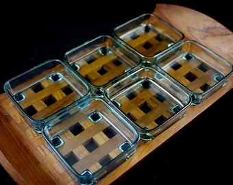 Glass serving tray | Etsy