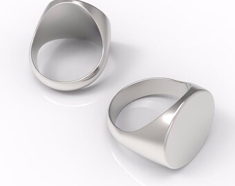 Custom signet ring | Etsy