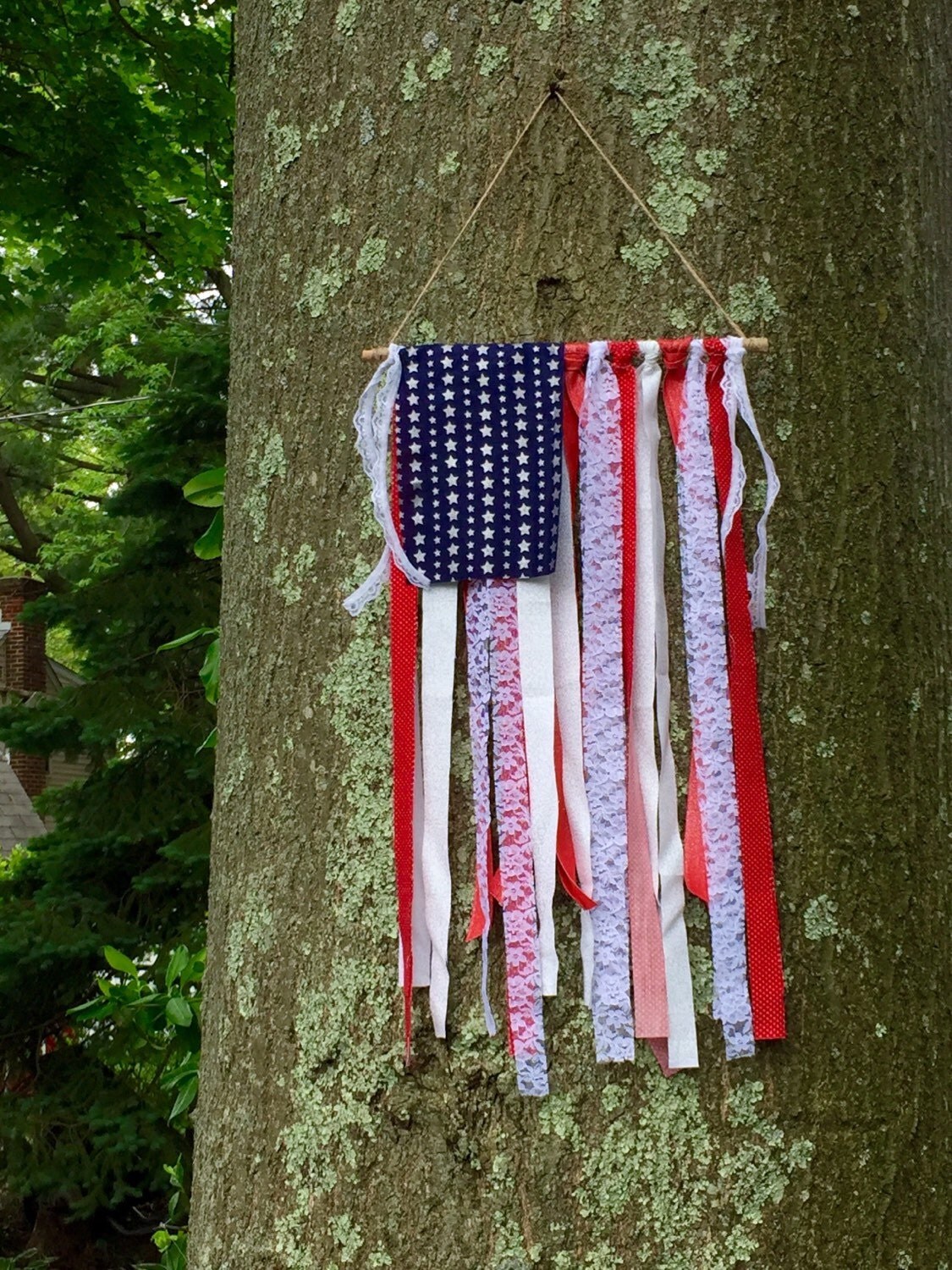 Rustic American Flag Decor Stars and Stripes by NoLandLikeGarland