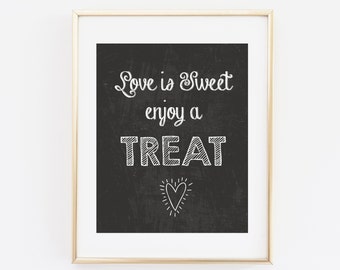 Please enjoy a treat | Etsy