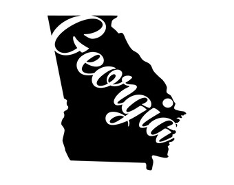 Georgia vinyl decal | Etsy