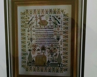 Items similar to Lucy Redd Reproduction Sampler on Etsy