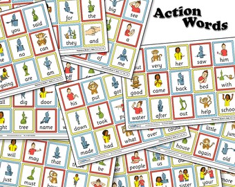 Action words | Etsy